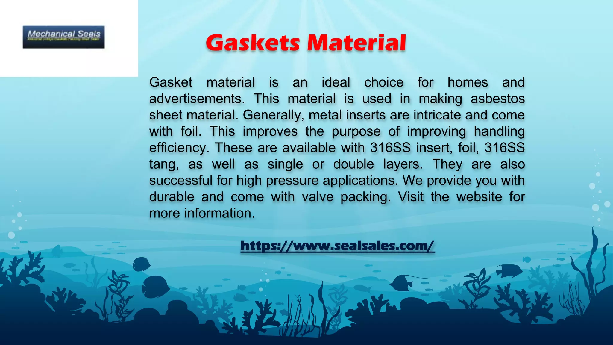 Spiral wound gaskets | PPTX