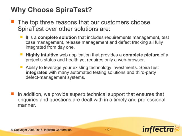 Spira Test Overview Presentation | PPT | Computer Software and ...