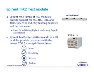 Testing Network Routers for Extreme Scale and Performance | PPT