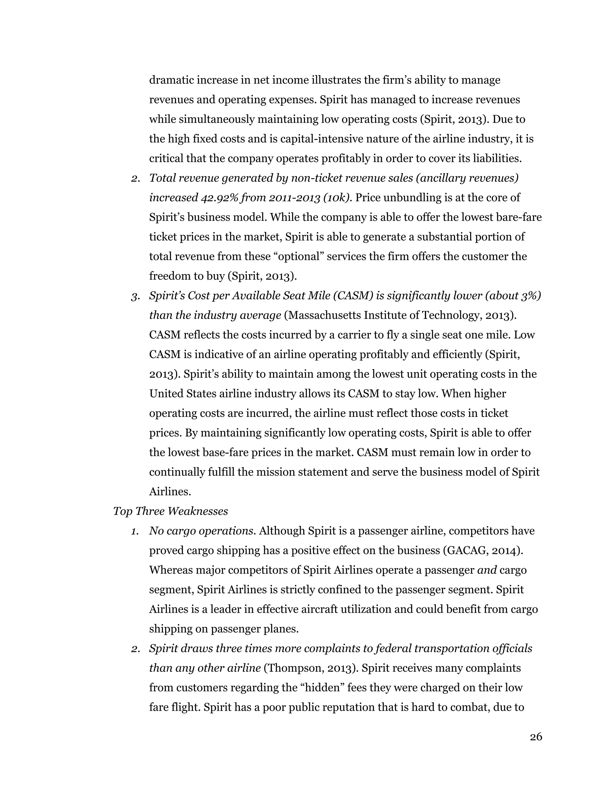 Spirit Airlines: Strategic Management Case Study | PDF