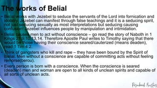 Spirit of Belial | PPTX