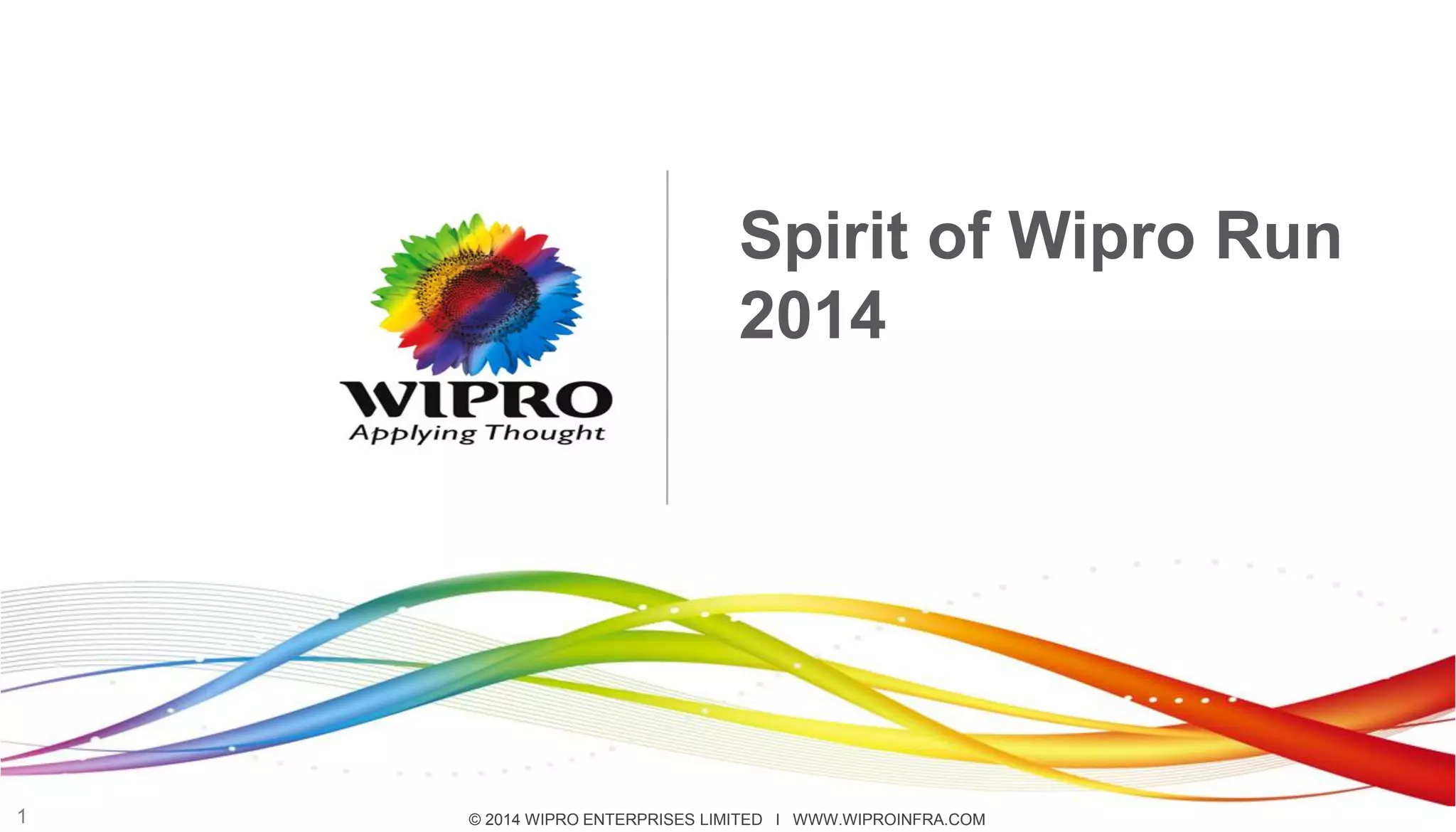 Spirit of wipro run 2014 | PDF