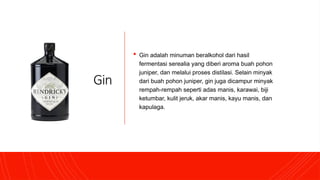 Spirit Presentation Macam-macam Minuman Alkhol | PPTX