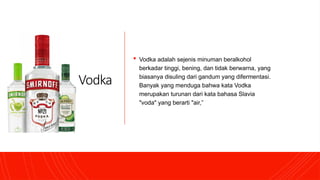 Spirit Presentation Macam-macam Minuman Alkhol | PPTX