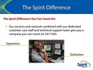 Catch the Spirit! -- Spirit Telecom | PPT