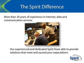 Catch the Spirit! -- Spirit Telecom | PPT