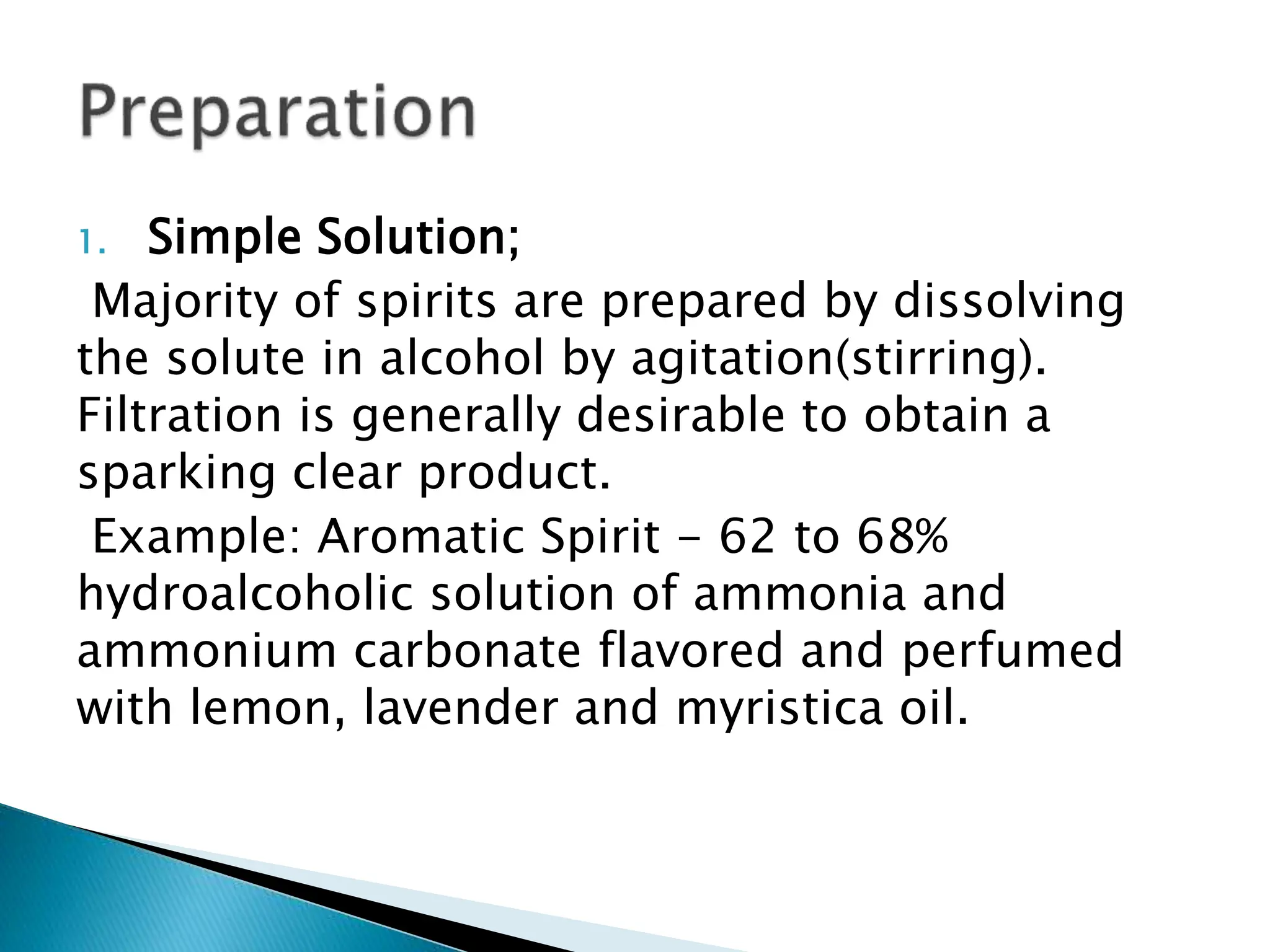 SPIRITS. And how is prepared for laboratory use | PPTX