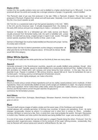 Tippling Bros. Spirits guide | PPTX