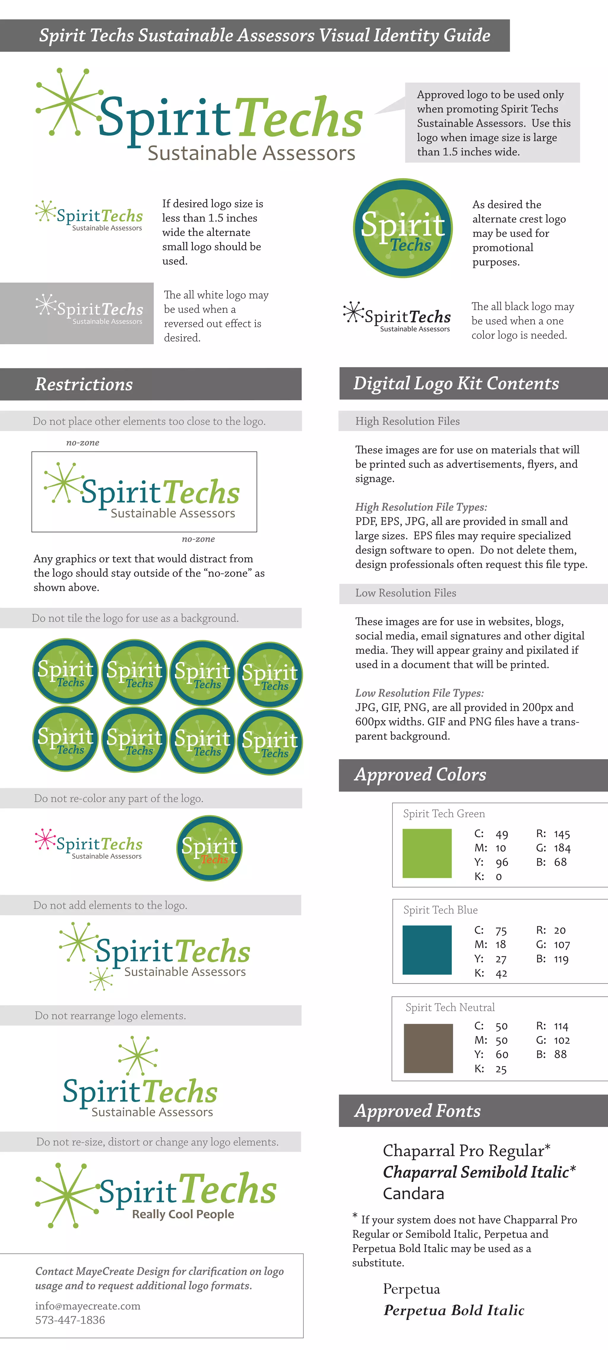 Spirit Techs Visual Identity Guide | PDF