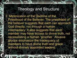 Spiritual Abuse Part 4, Structures | PPT