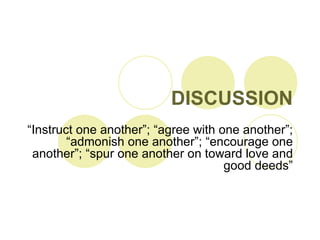 Spiritual Formation for Small Groups | PPT