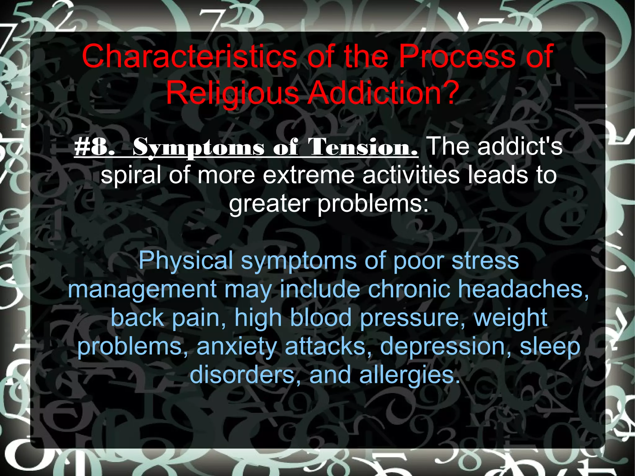 Spiritual Abuse 3: Religious Addiction | PPT