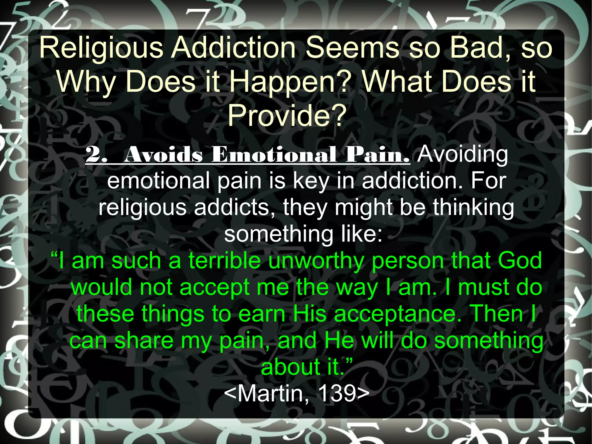 Spiritual Abuse 3: Religious Addiction | PPT
