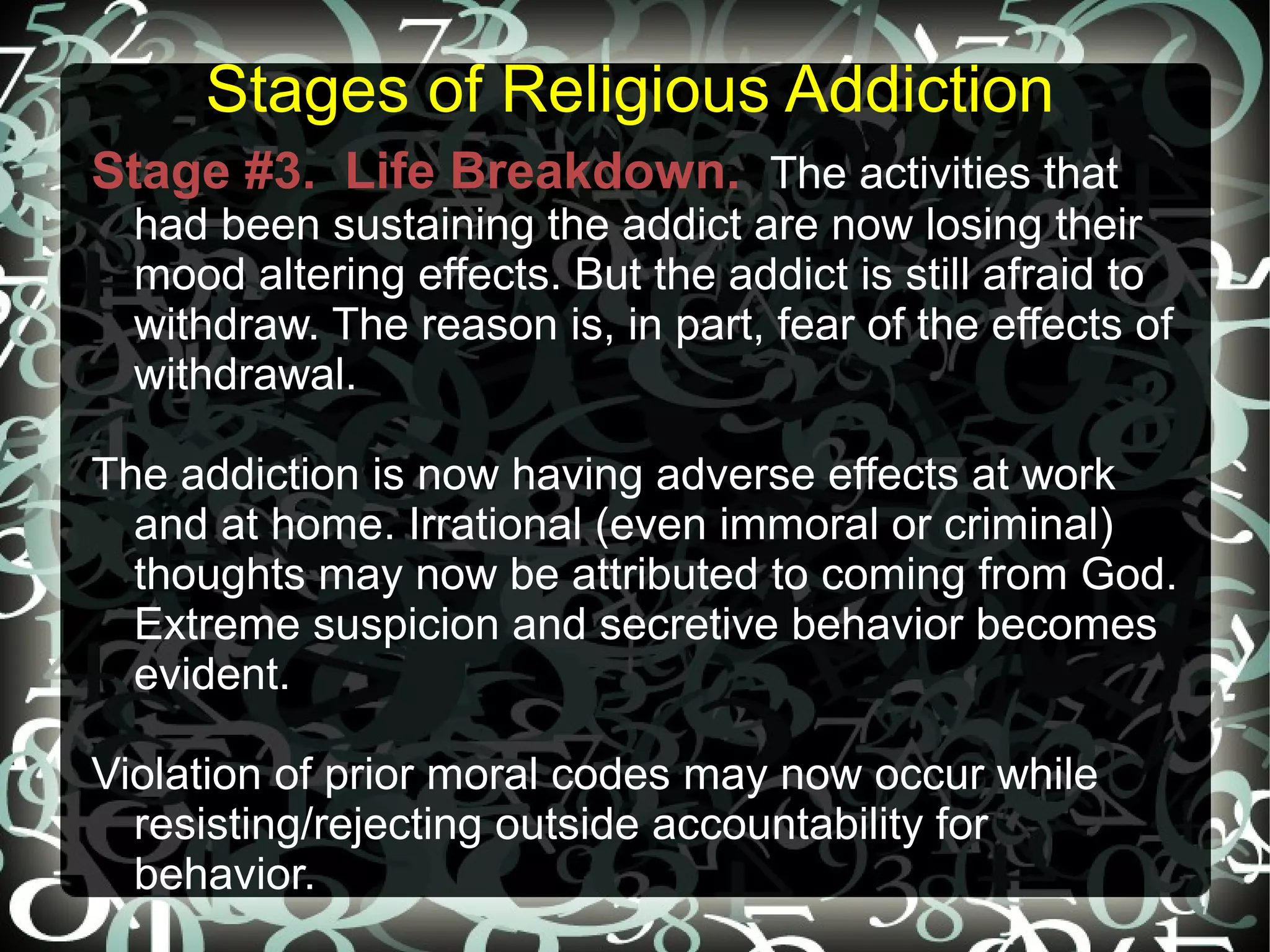Spiritual Abuse 3: Religious Addiction | PPT