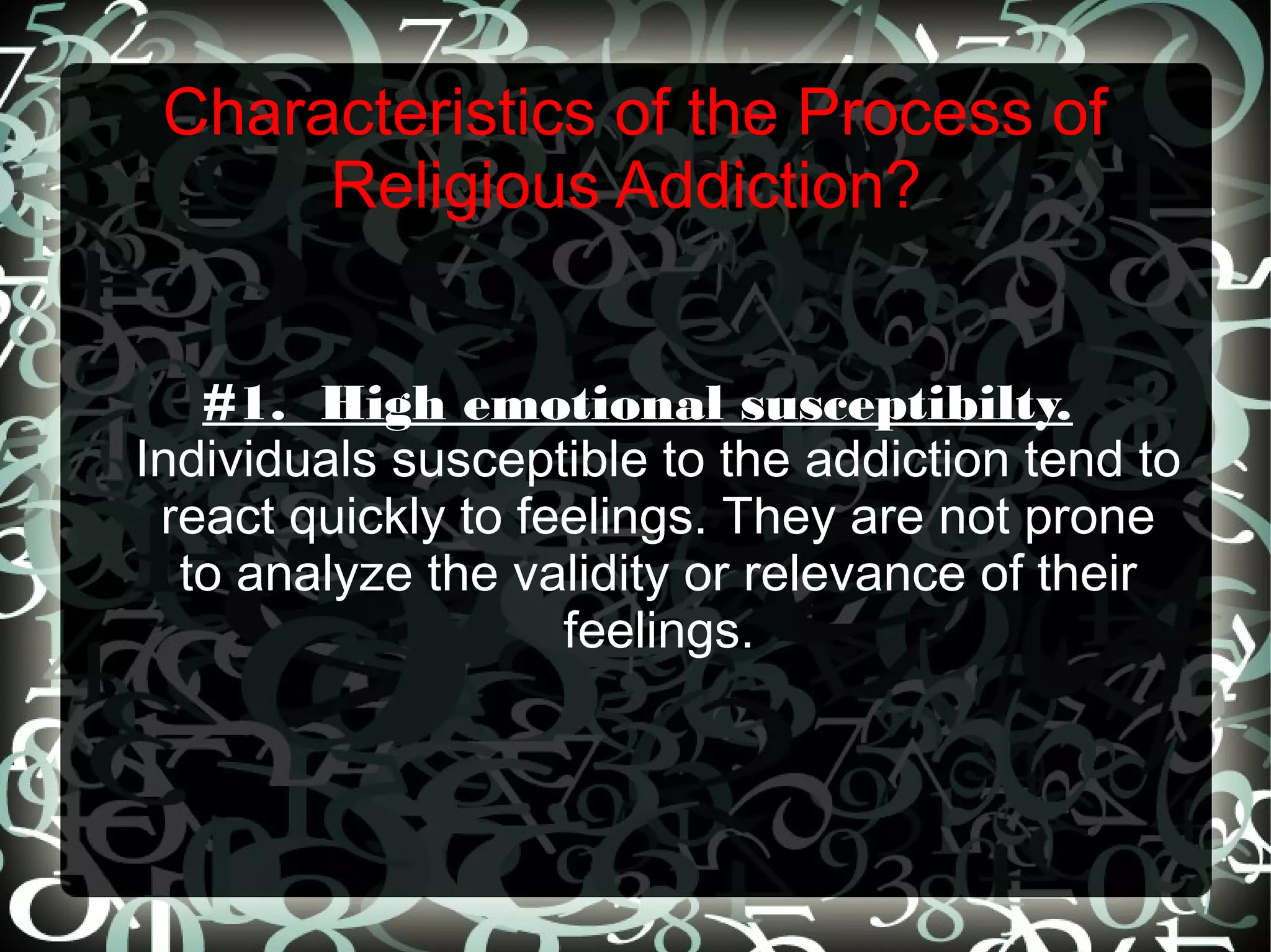 Spiritual Abuse 3: Religious Addiction | PPT