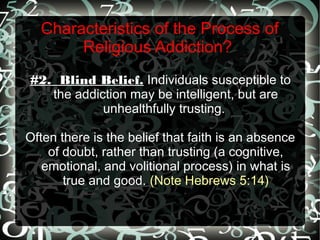 Spiritual Abuse 3: Religious Addiction | PPT