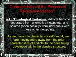 Spiritual Abuse 3: Religious Addiction | PPT