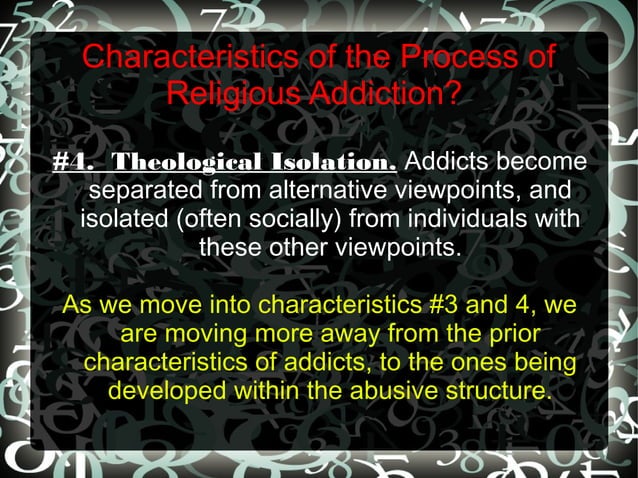 Spiritual Abuse 3: Religious Addiction | PPT