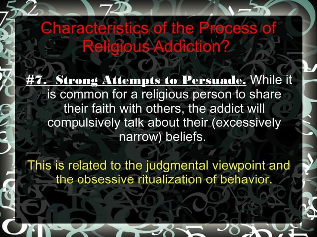 Spiritual Abuse 3: Religious Addiction | PPT