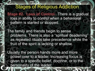 Spiritual Abuse 3: Religious Addiction | PPT