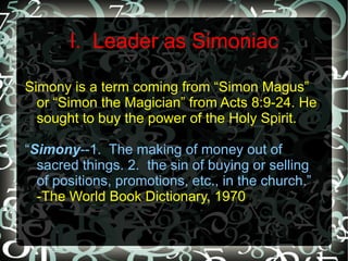 Spiritual Abuse 2: Bad Shepherds | PPT