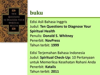 Spiritual Check-Up | PPTX