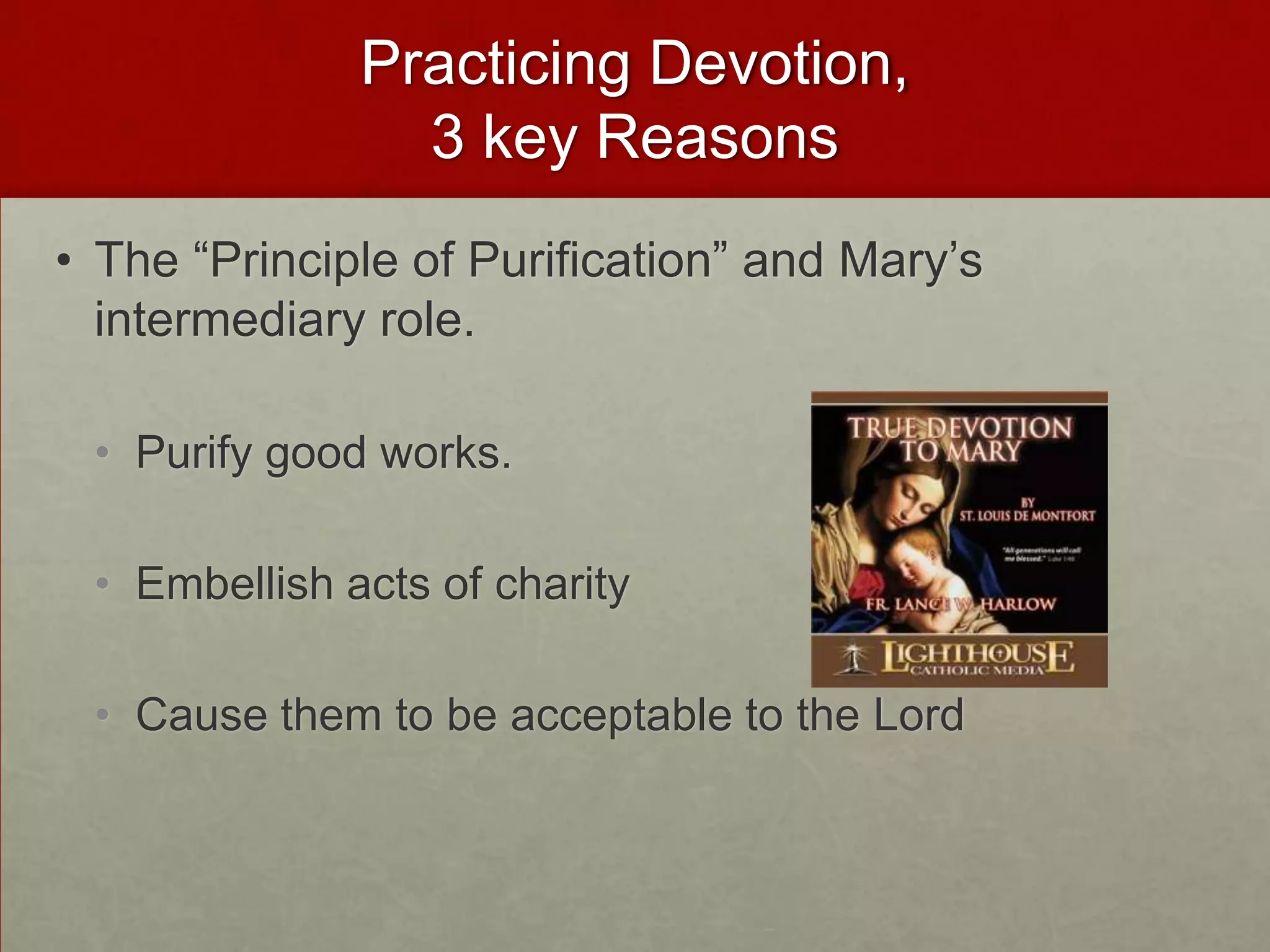 Spiritual Classics - de montfort's True Devotion | PPT