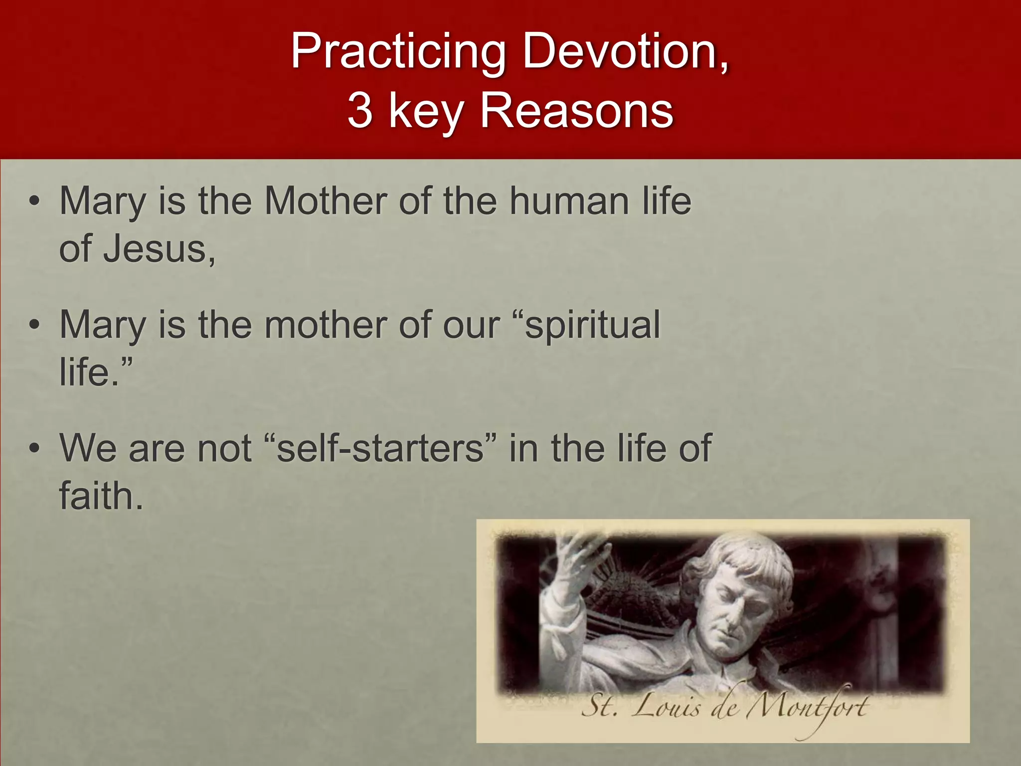 Spiritual Classics - de montfort's True Devotion | PPT
