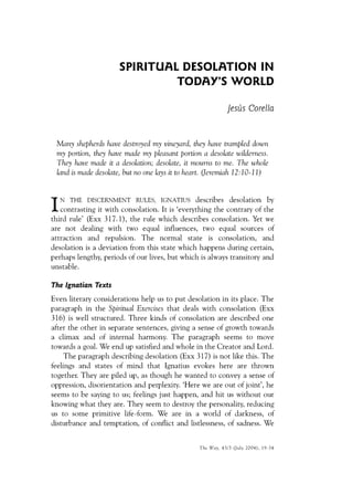 Spiritual desolation in today's world.pdf | Spirituality | Religion ...
