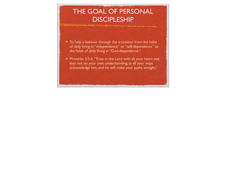 Spiritual discipleship 2 | PDF