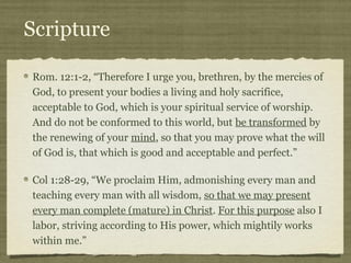 Spiritual discipleship 7 | PPT