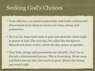 Spiritual discipleship 7 | PPT