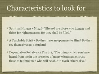 Spiritual discipleship 7 | PPT