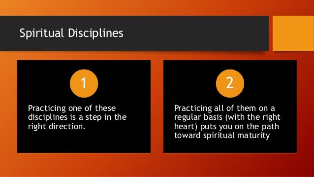 Spiritual Disciplines Overview | PPTX