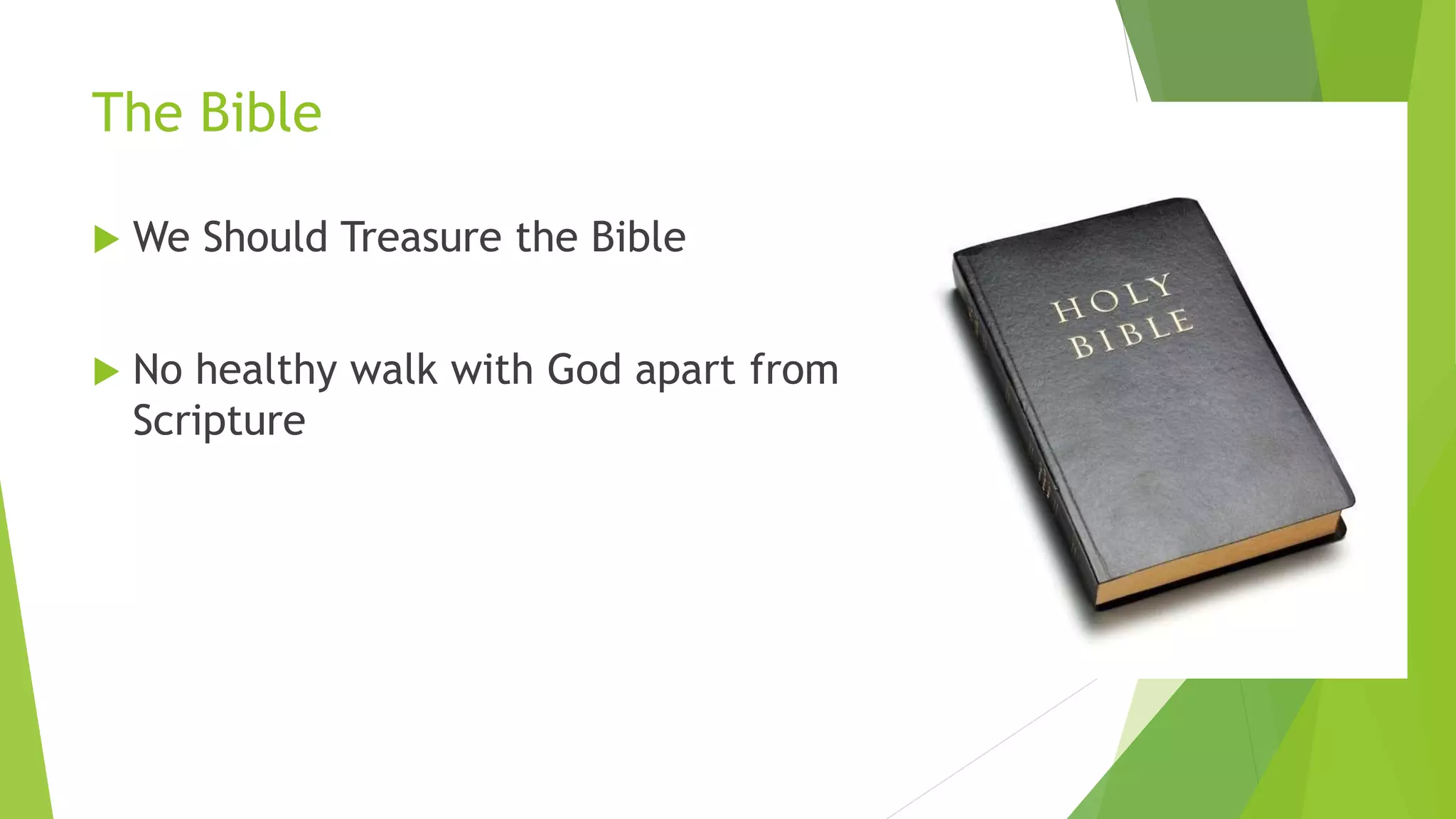 Bible Intake - Spiritual Disciplines | PPTX