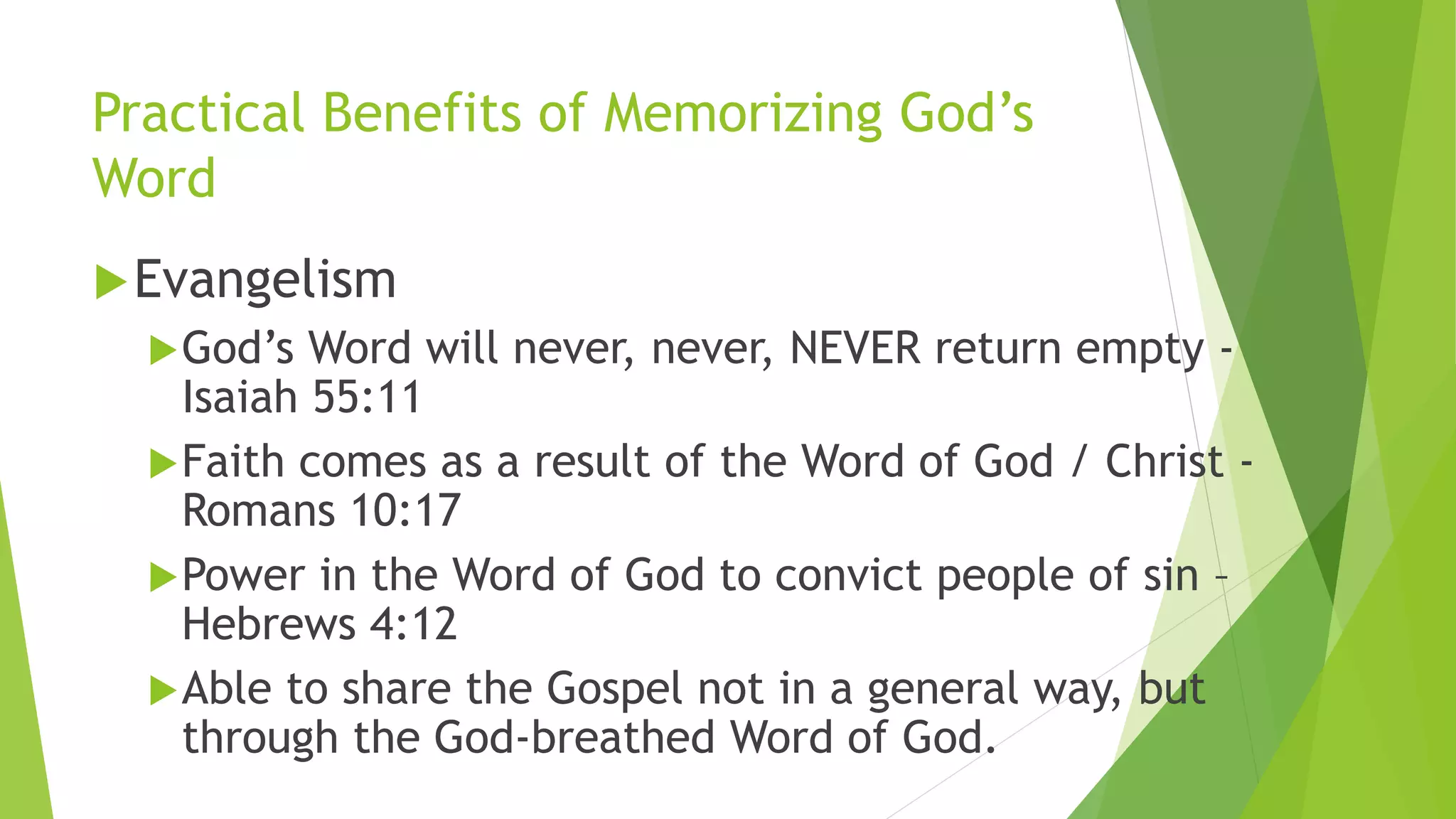 Bible Intake - Spiritual Disciplines | PPTX