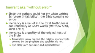Bible Intake - Spiritual Disciplines | PPT