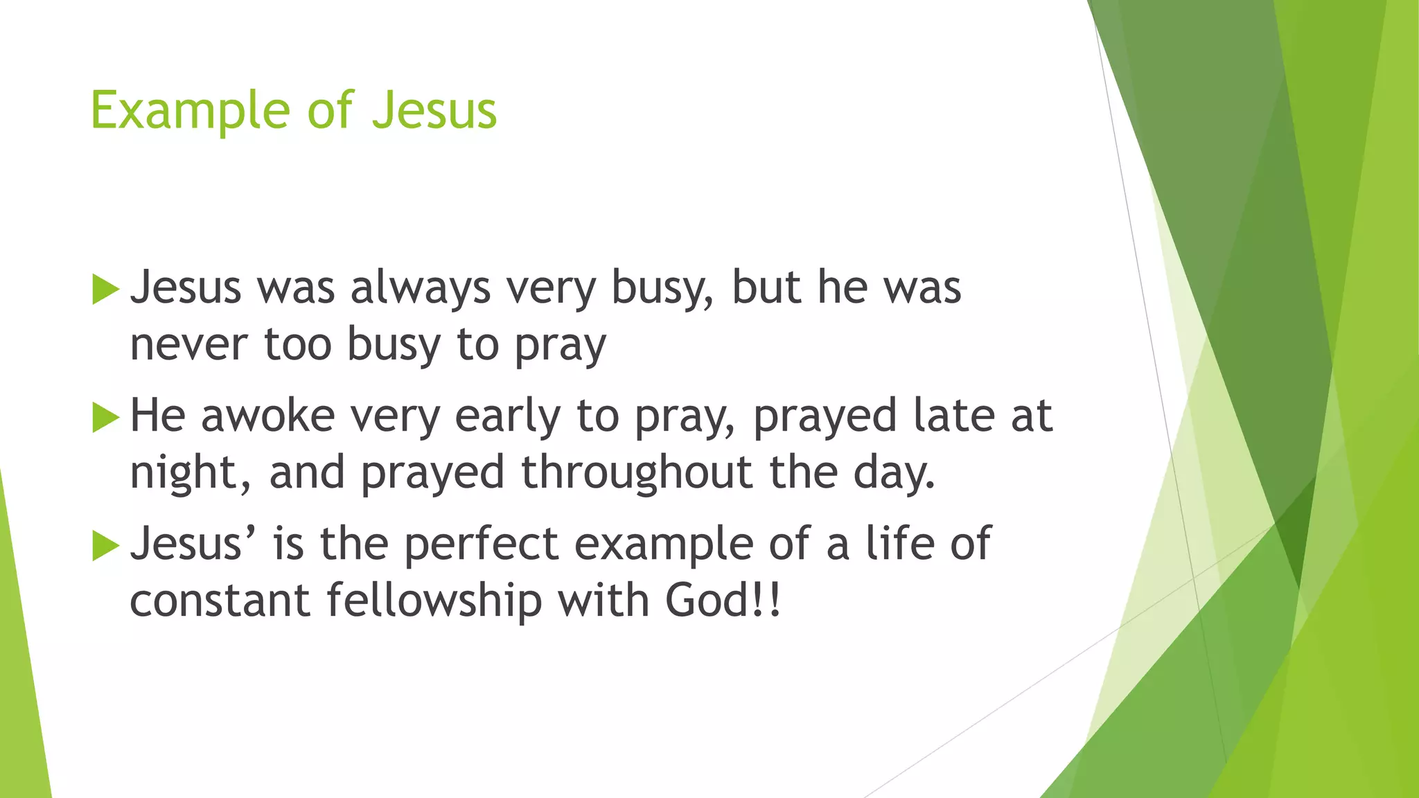 Spiritual Discipline - Prayer | PPTX