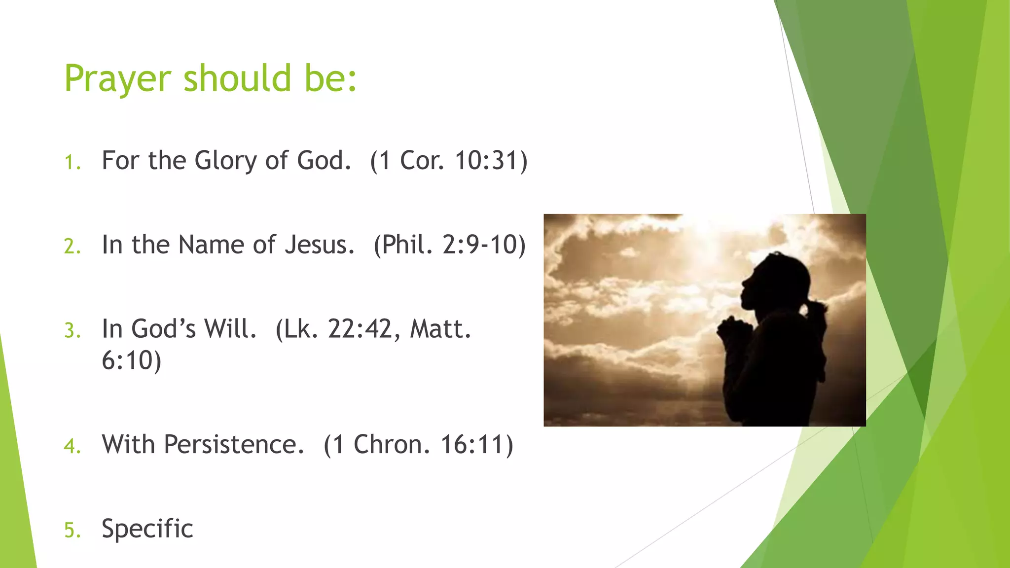 Spiritual Discipline - Prayer | PPTX