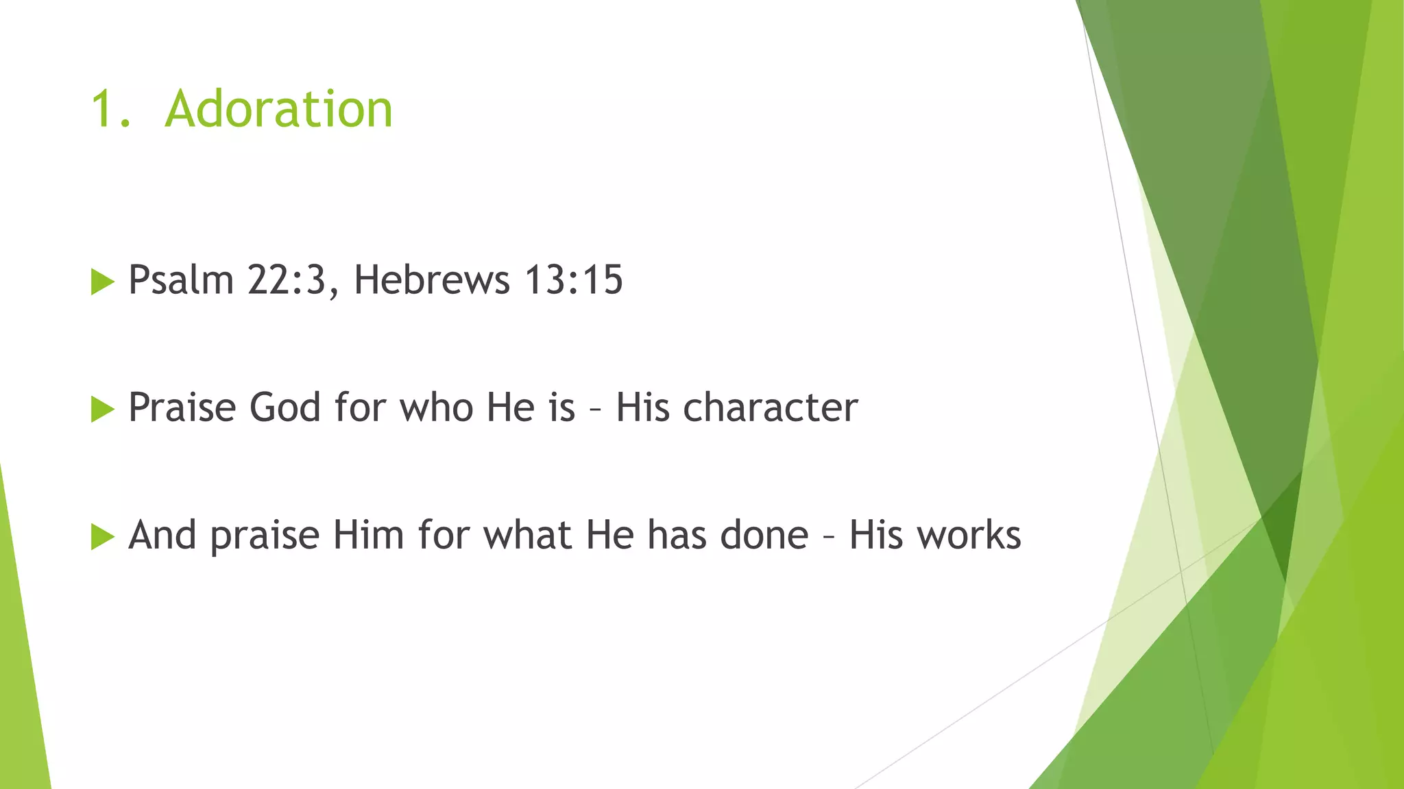 Spiritual Discipline - Prayer | PPTX