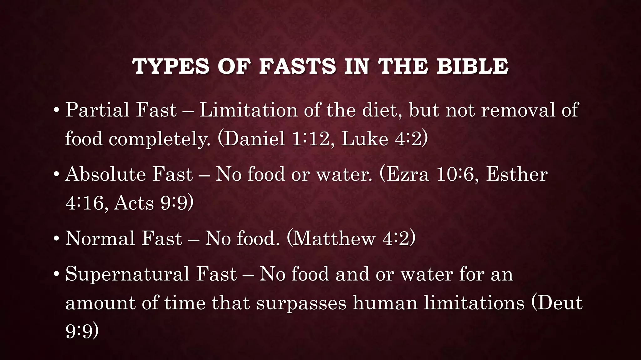 Fasting - Spiritual Disciplines | PPTX