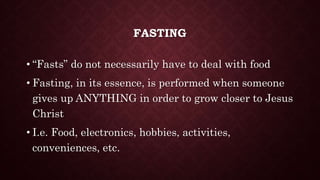 Fasting - Spiritual Disciplines | PPTX