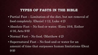 Fasting - Spiritual Disciplines | PPTX