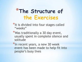 Spiritual exercises | PPTX | Spirituality | Religion & Spirituality