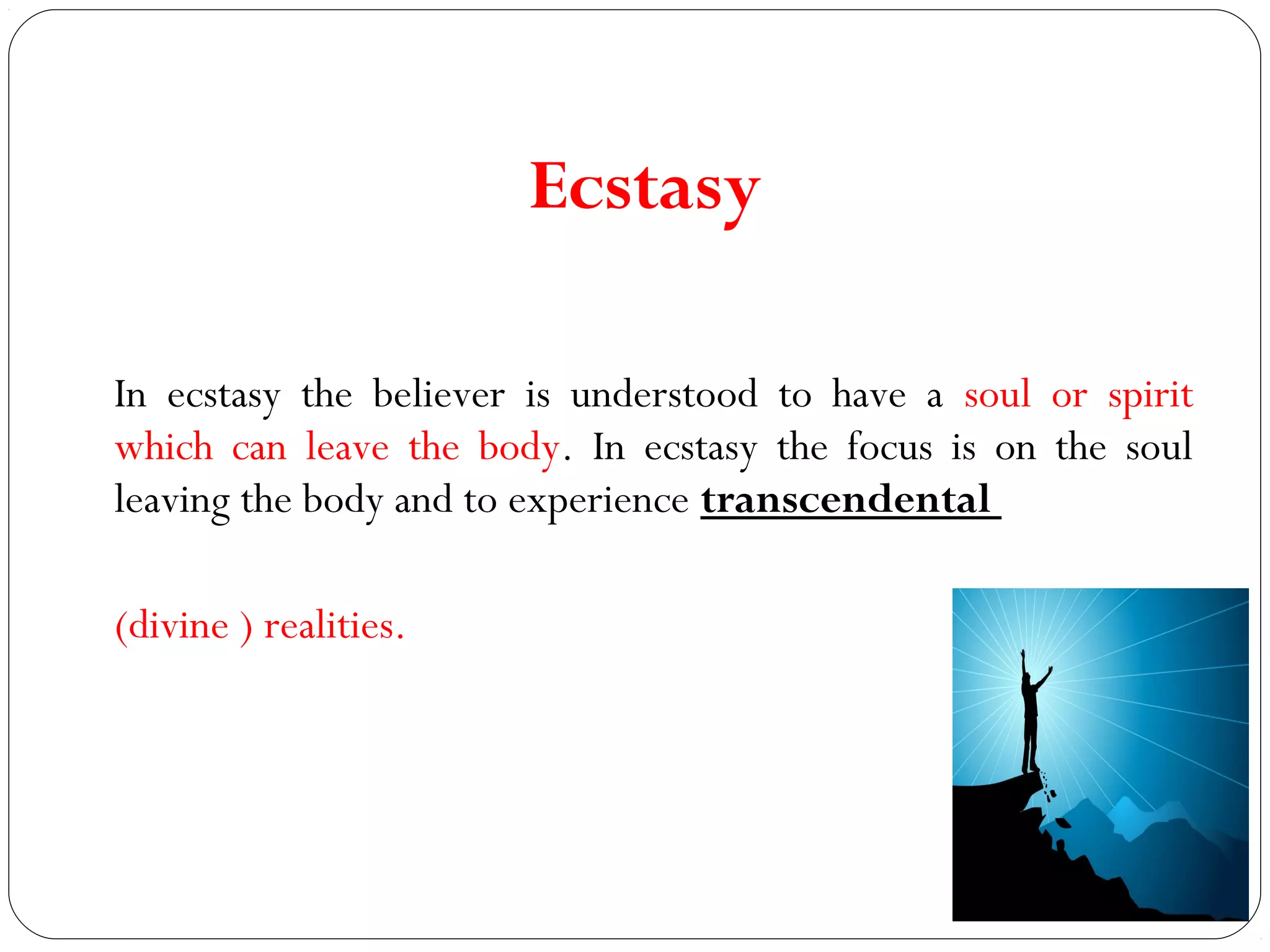Spiritual experiences | PPT