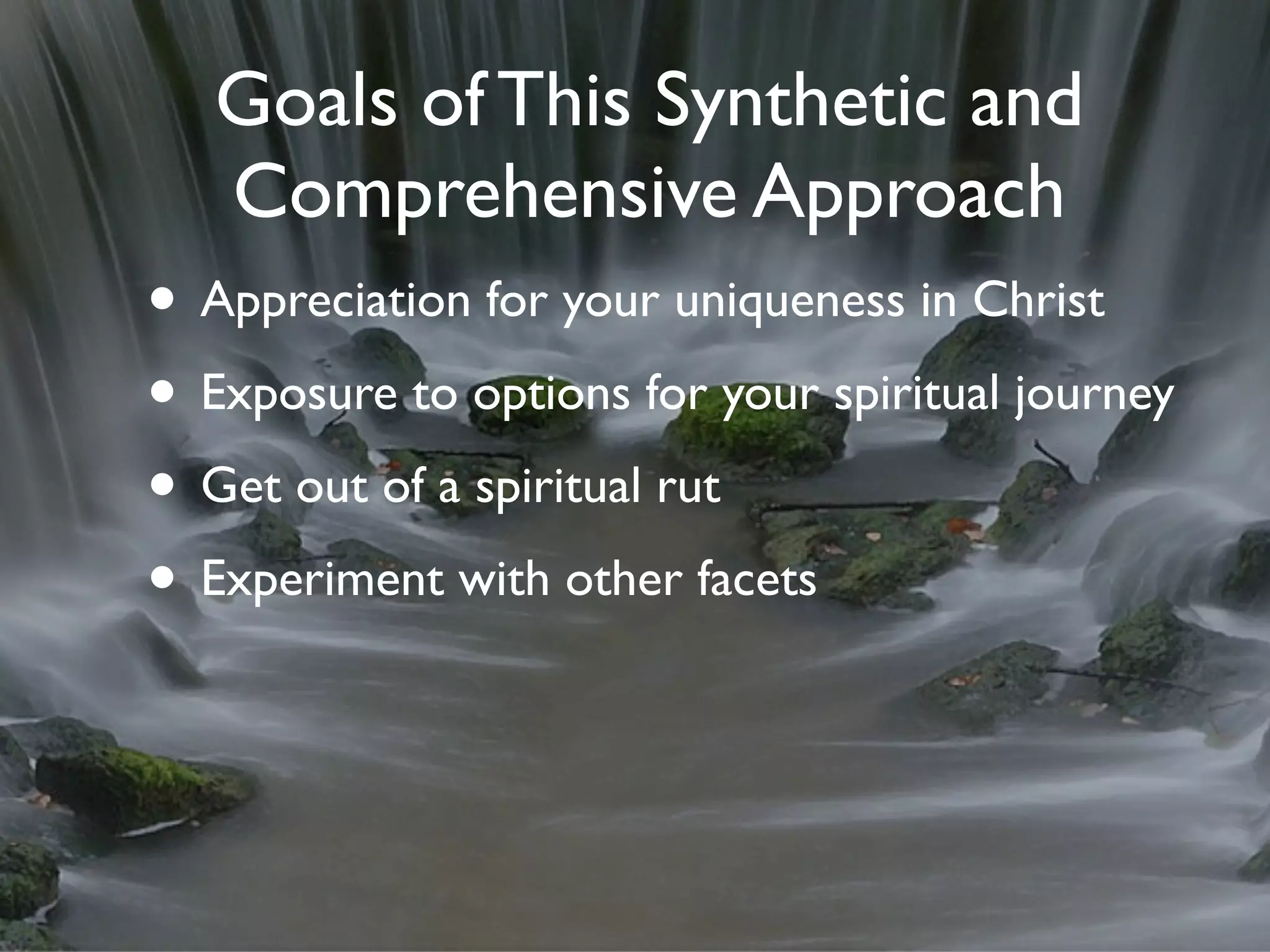 Spiritual Formation Overview | KEY