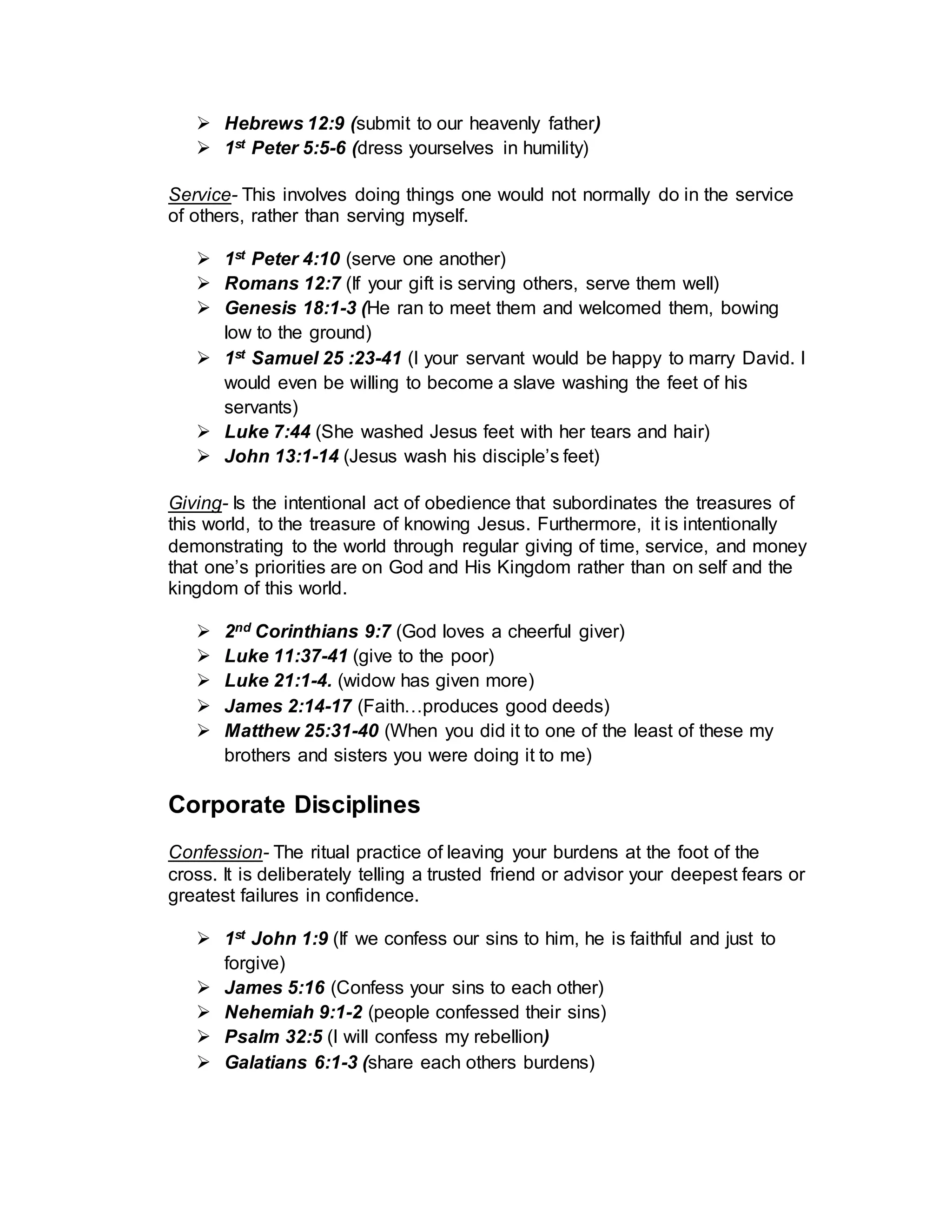 Spiritual Formation Plan Worksheet | DOCX