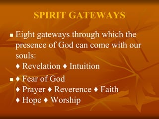 Spiritual gates. | PPTX