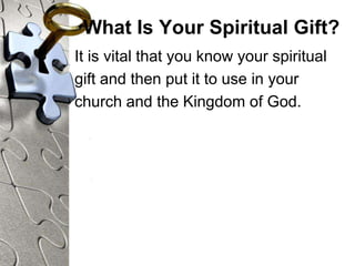 Spiritual Gifts | PPTX