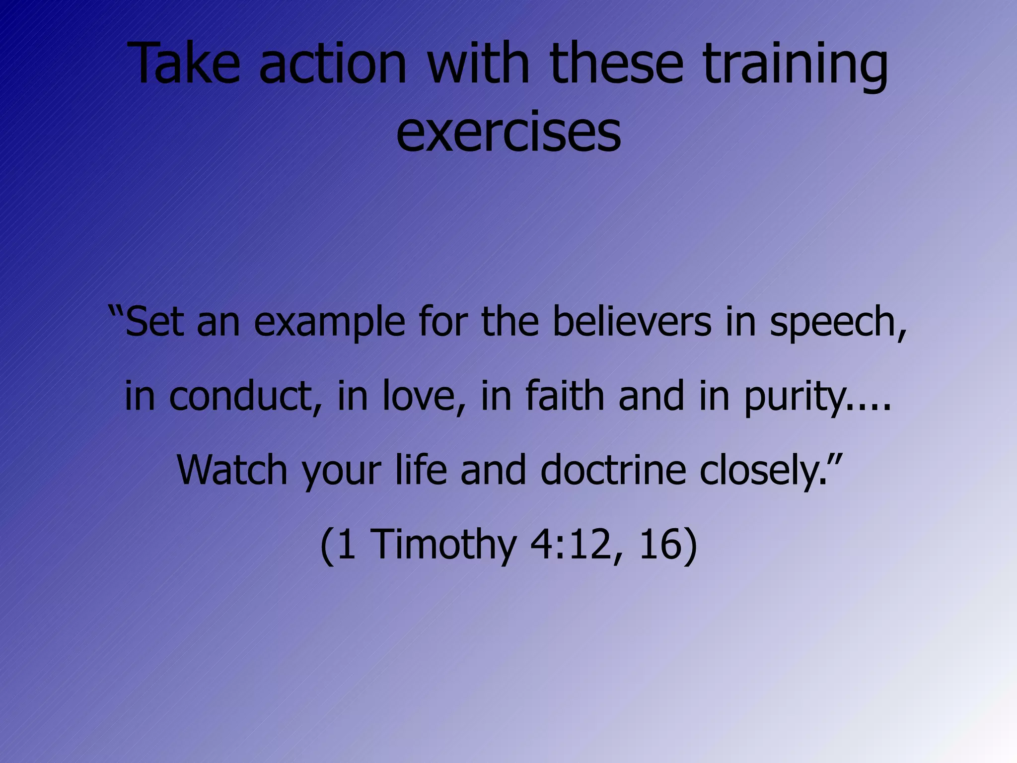 Spiritual Growth Steps | ODP